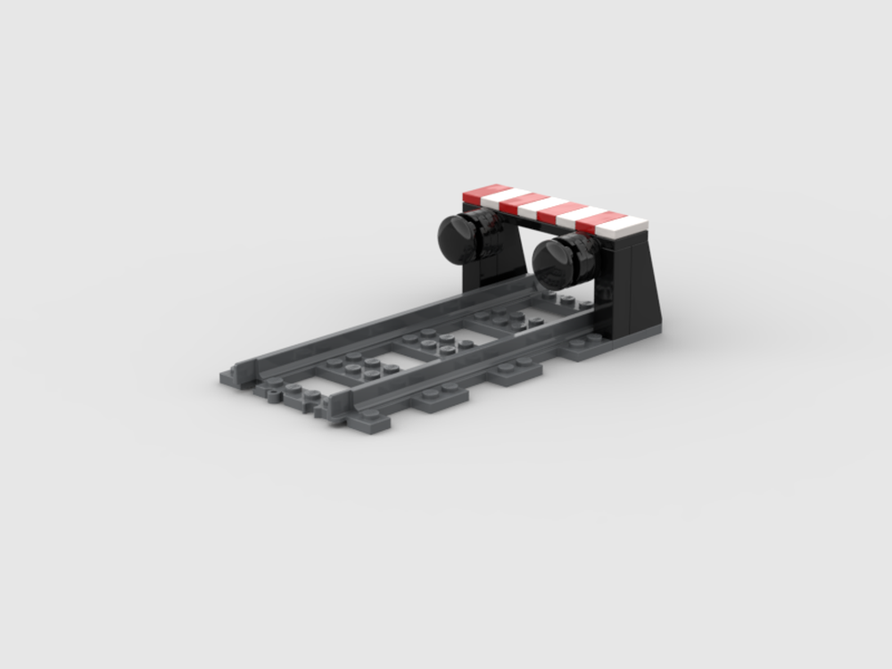 LEGO MOC Basic train buffer by Jerrycica1 | Rebrickable - Build with LEGO