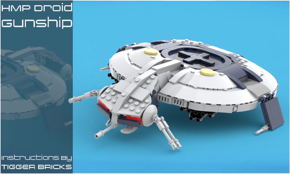 LEGO MOC HMP Droid Gunship (CIS) by Tiggerljc | Rebrickable - Build ...