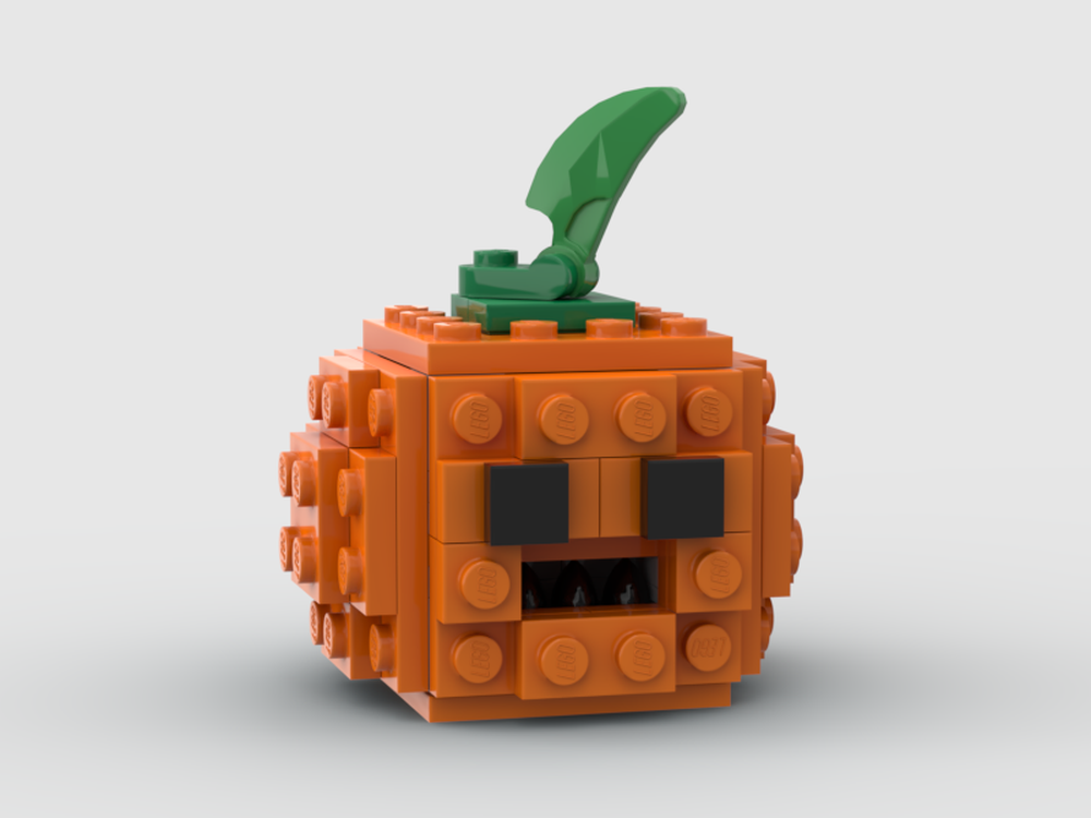 LEGO MOC Halloween Pumpkin by BrixBuild | Rebrickable - Build with LEGO