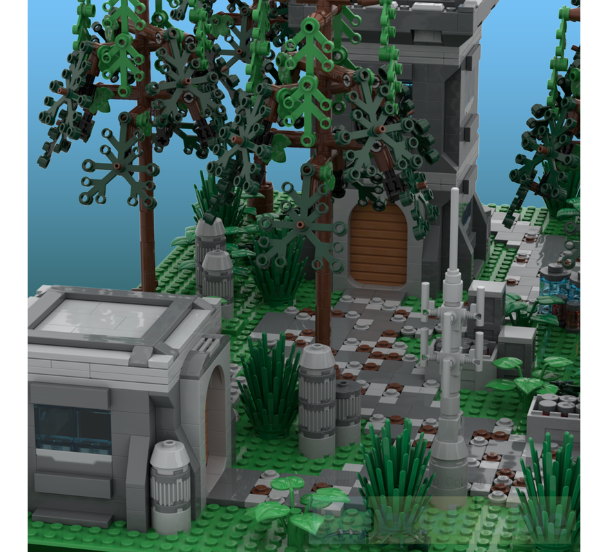 LEGO MOC Endor forest base by LucSoleBricks | Rebrickable - Build with LEGO