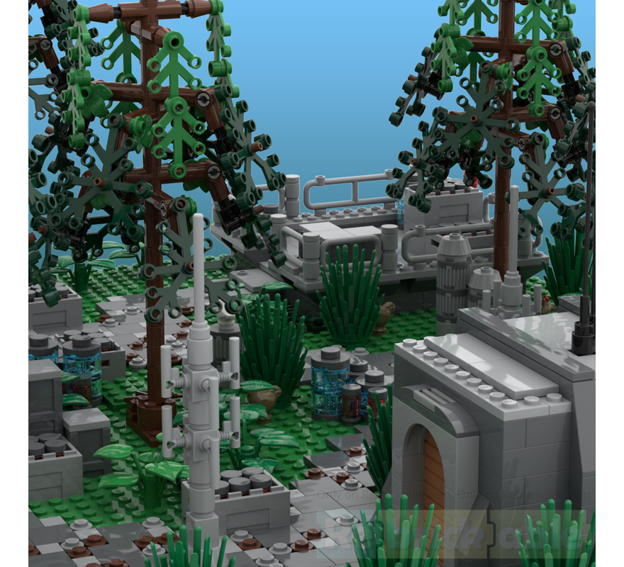 LEGO MOC Endor forest base by LucSoleBricks | Rebrickable - Build with LEGO