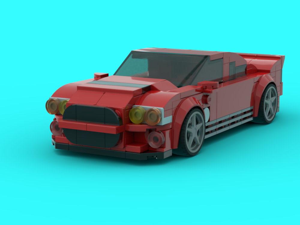 Lego Moc 2010 Ford Shelby Gt500 By Legosassmaster Rebrickable Build