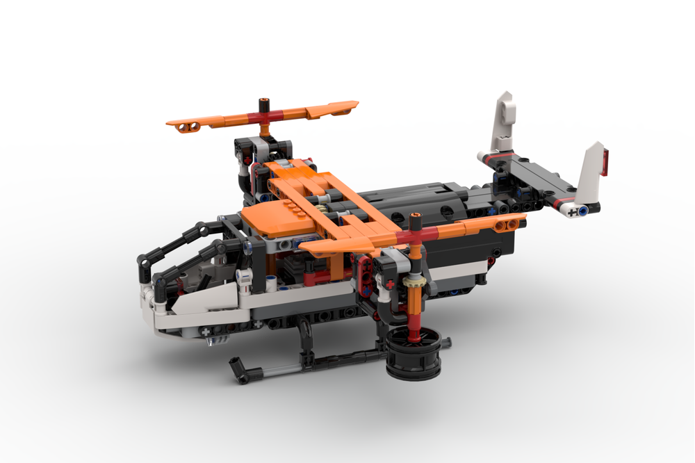 Lego Moc 42139 Tiltrotor Aircraft By Nequmodiva Rebrickable Build