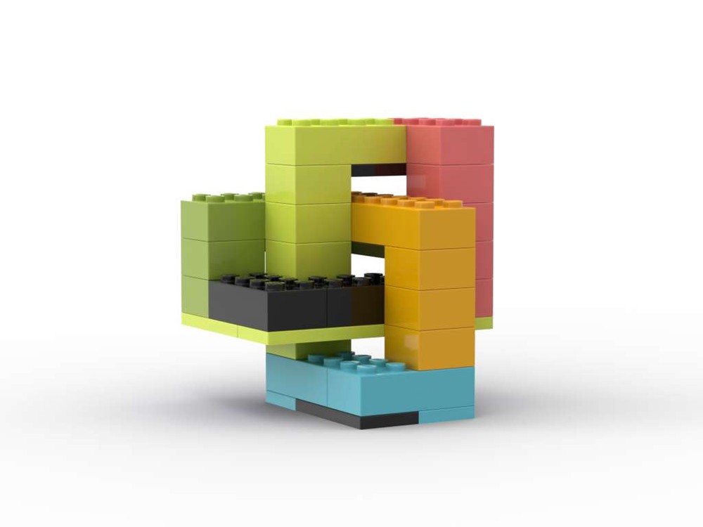 Lego Moc Trefoil Knot By Flerpdederp Rebrickable Build With Lego
