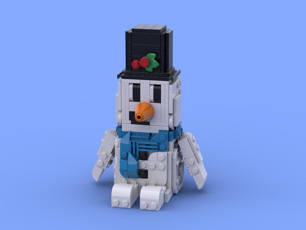 LEGO MOC Holiday Figures- Snowman by Penguins and plastic | Rebrickable ...