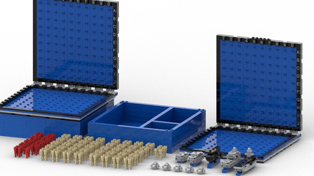 LEGO MOC Lego Battleship Game by Dujk | Rebrickable - Build with LEGO