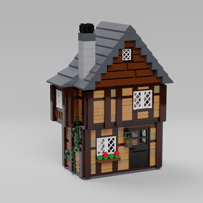 LEGO MOC Peasant's Cottage by MrNowack | Rebrickable - Build with LEGO