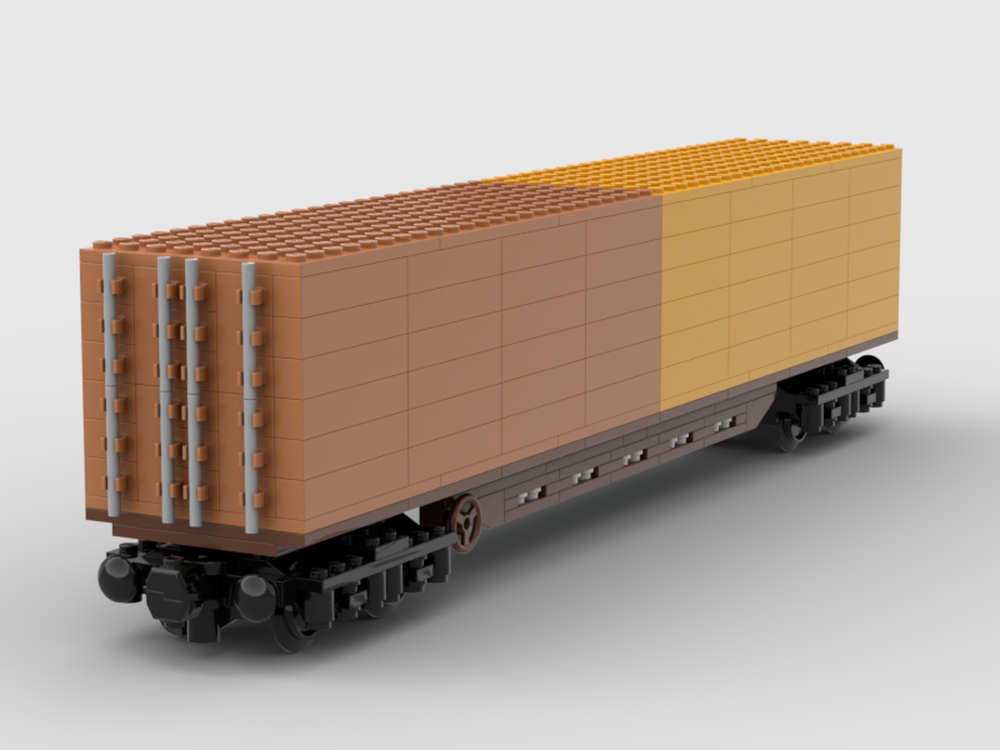 LEGO MOC Minifig scale container train wagon by Jerrycica1 ...