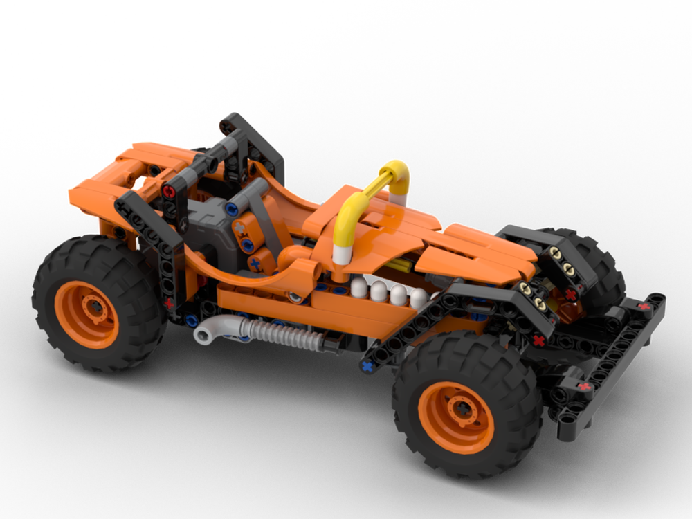 LEGO MOC 42135 - Roadster "ElTo" by hoppepe | Rebrickable - Build with LEGO
