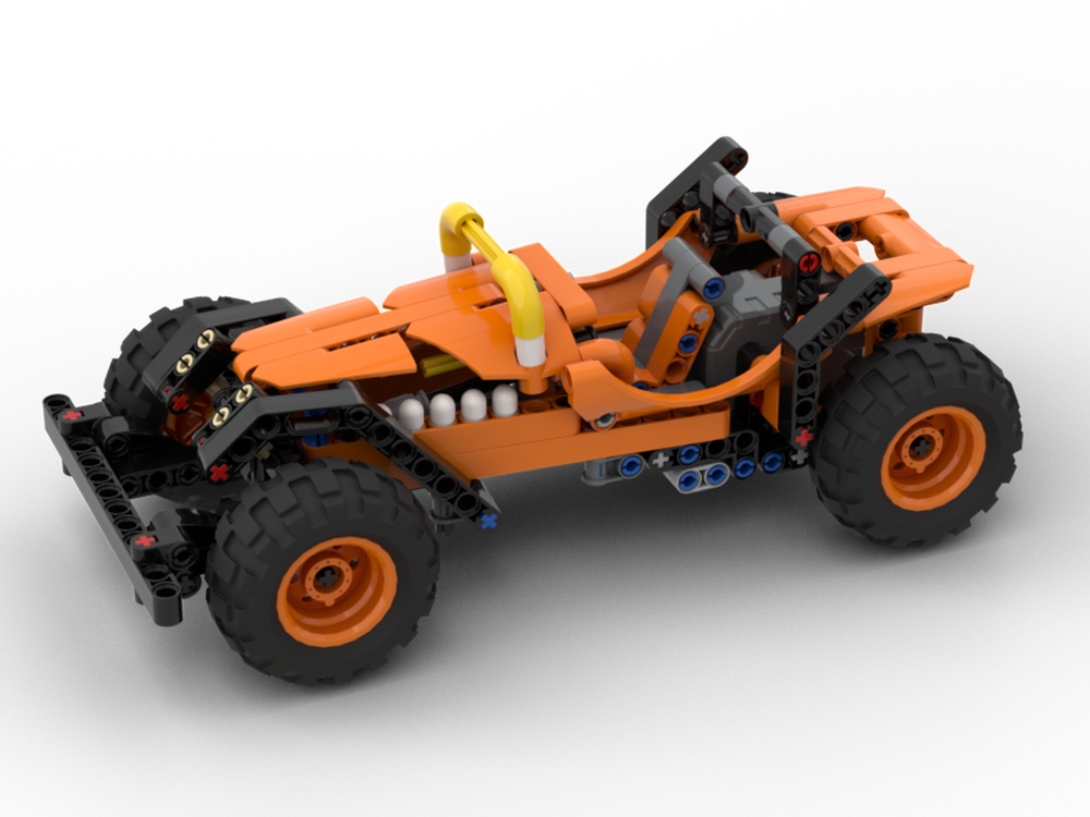 LEGO MOC 42135 - Roadster "ElTo" by hoppepe | Rebrickable - Build with LEGO