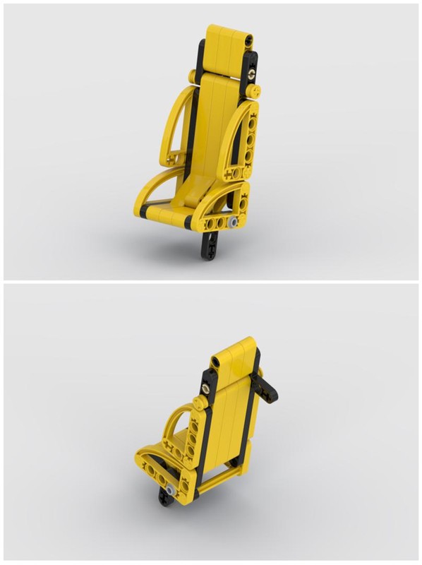 LEGO MOC Racing seat by Mr-Tiefenrausch.ch | Rebrickable - Build with LEGO