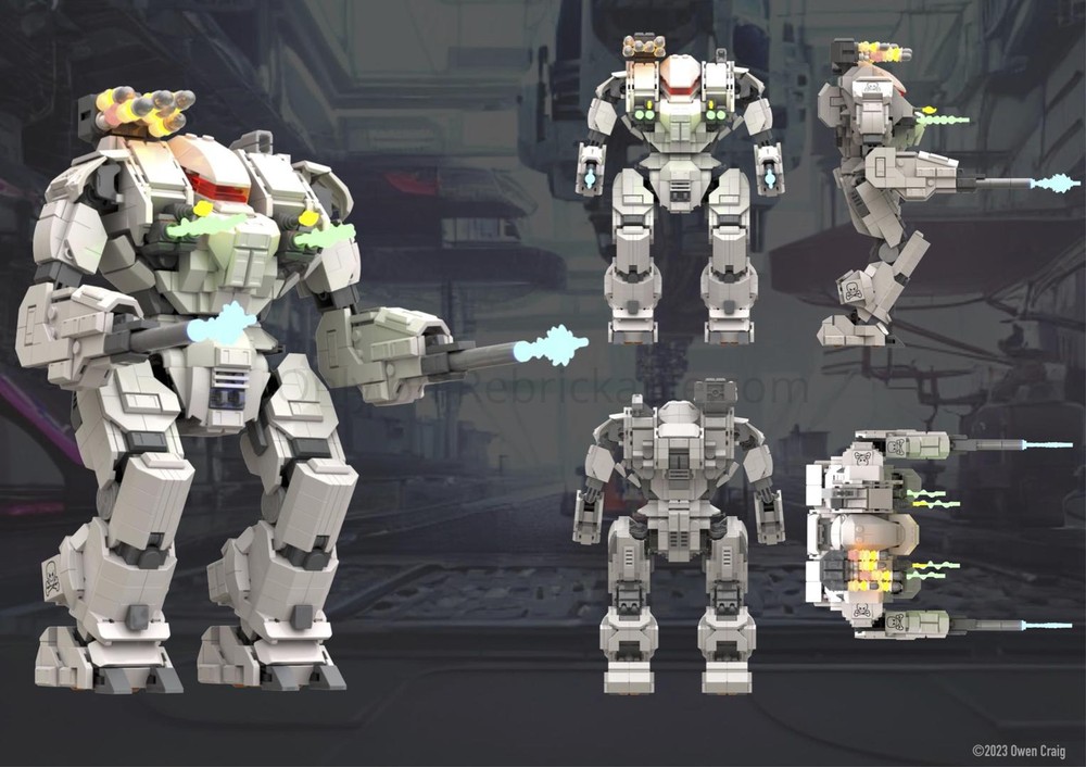 LEGO MOC Warhammer WHM-6R Battletmech by canuck33 | Rebrickable - Build ...