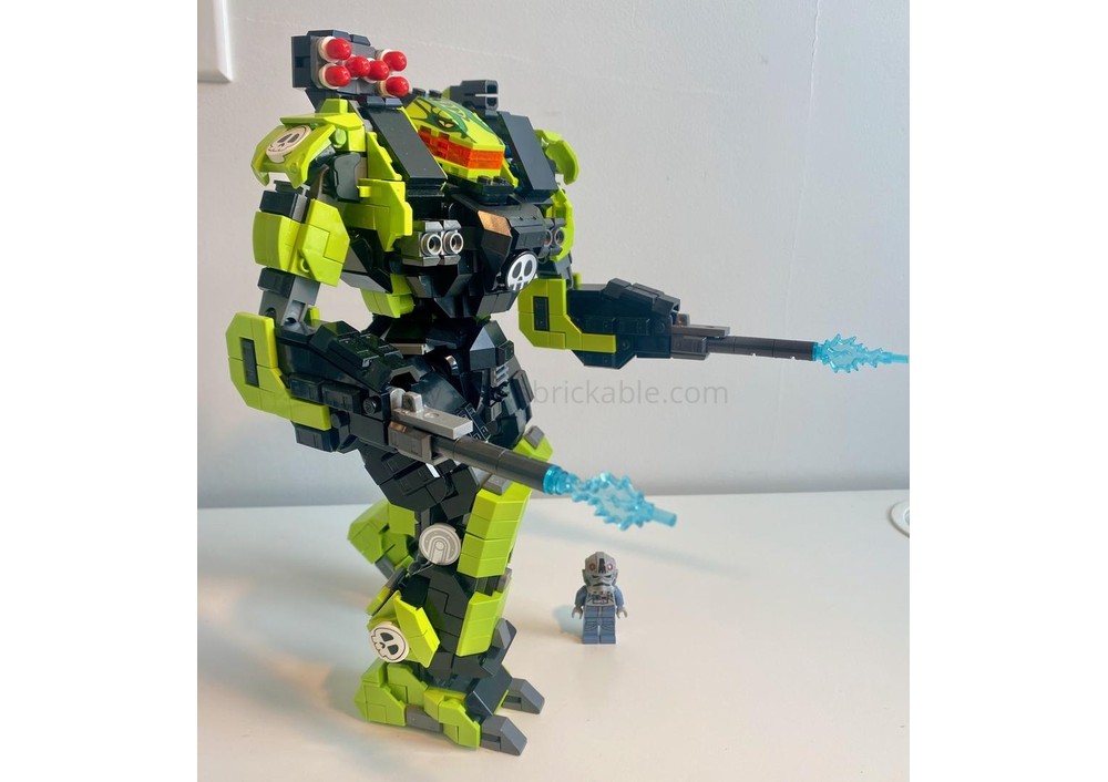 LEGO MOC Warhammer WHM-6R Battletmech by canuck33 | Rebrickable - Build ...