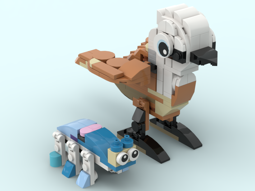 LEGO MOC 31137 White-Crested Laughingthrush by Pikminfan67 ...