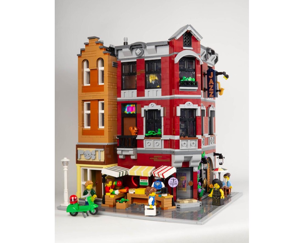 LEGO MOC Corner Market & Post Office by steinekonig | Rebrickable ...
