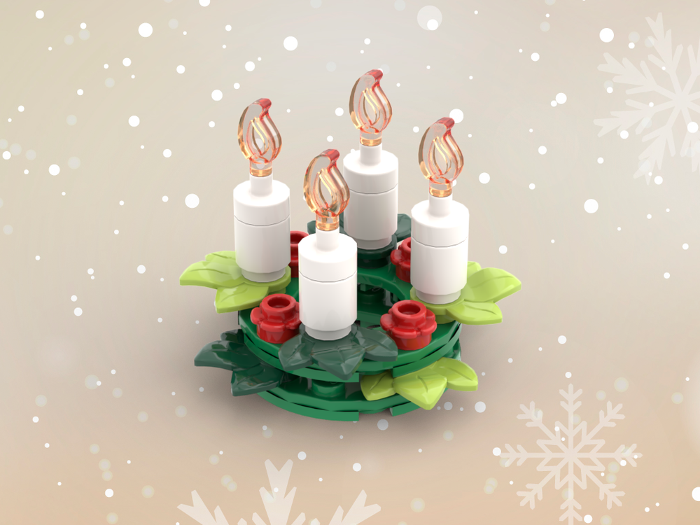 LEGO MOC advent wreath by steffen_legoversum | Rebrickable - Build with ...