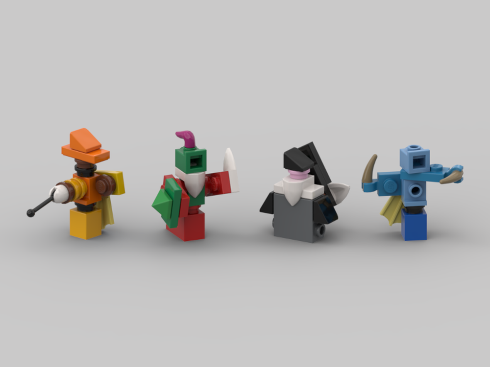 LEGO MOC Fantasy RPG - fighters by bricklish | Rebrickable - Build with ...
