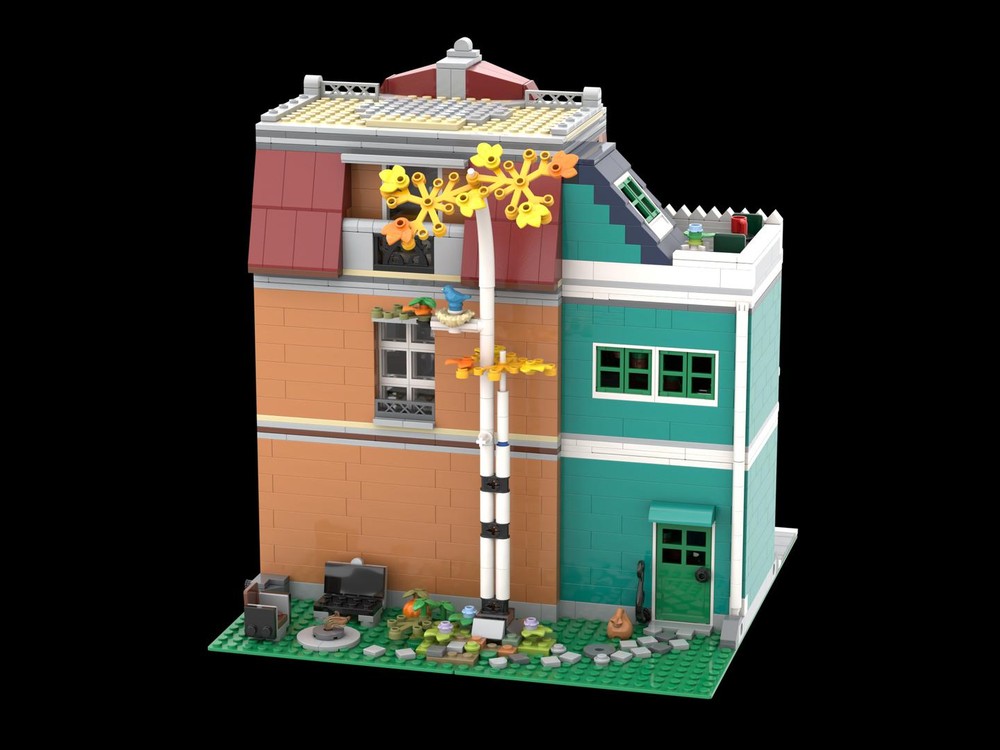 Lego Moc Downtown Bookshop 10270 Bookshop Alternative Build By Pl