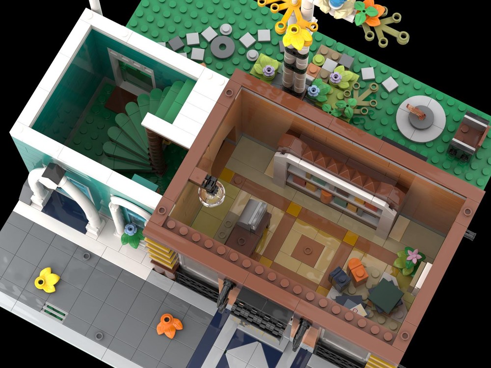 LEGO MOC Downtown Bookshop - 10270 Bookshop Alternative Build by PL ...