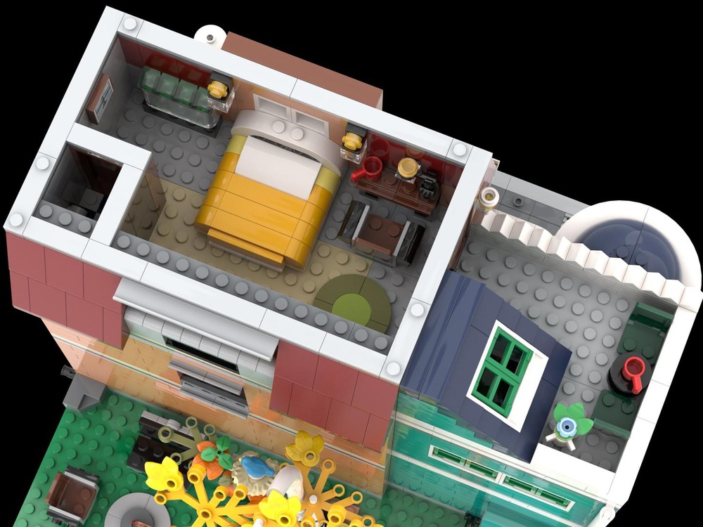 LEGO MOC Downtown Bookshop - 10270 Bookshop Alternative Build by PL ...