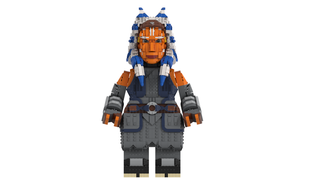 LEGO MOC Ahsoka Tano Megafigure by Albo.Lego | Rebrickable - Build with ...