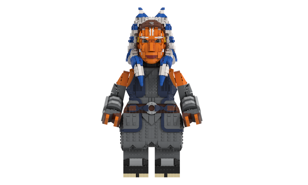 LEGO MOC-163933 Ahsoka Tano Megafigure by Albo.Lego | Rebrickable ...