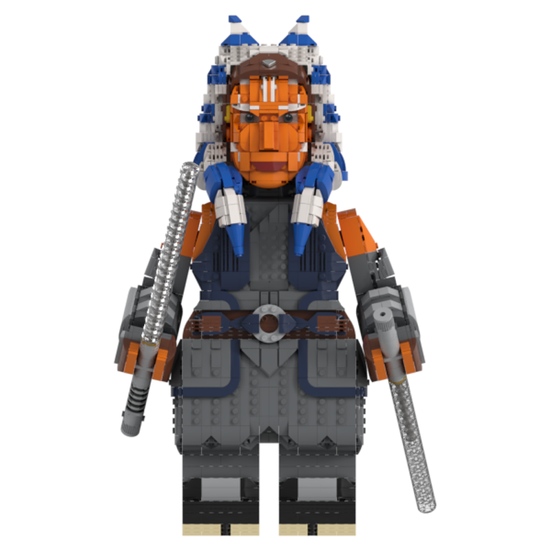 LEGO MOC Ahsoka Tano Megafigure by Albo.Lego | Rebrickable - Build with ...