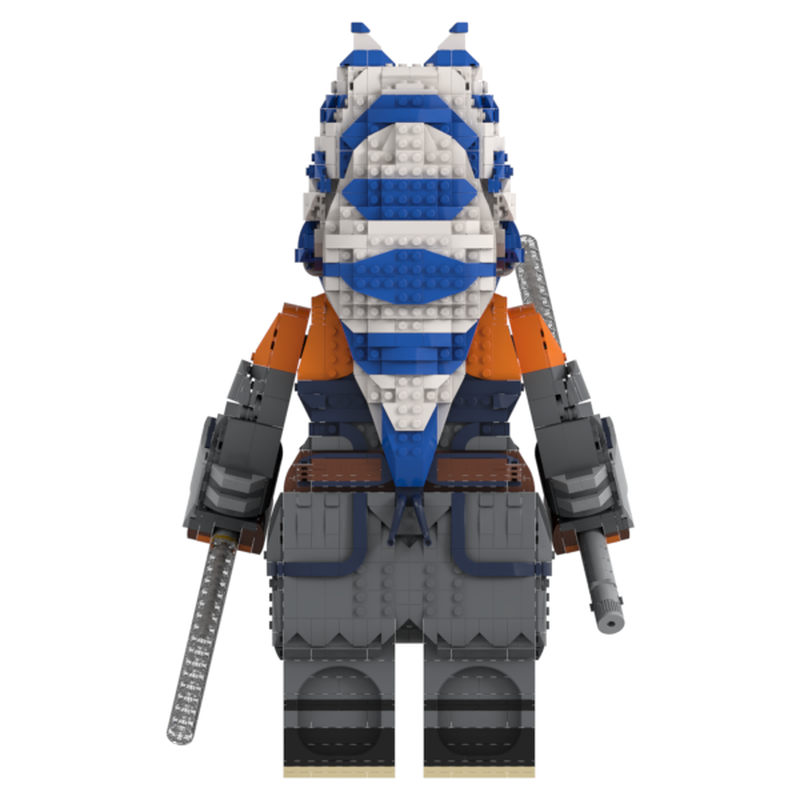 LEGO MOC Ahsoka Tano Megafigure by Albo.Lego | Rebrickable - Build with ...