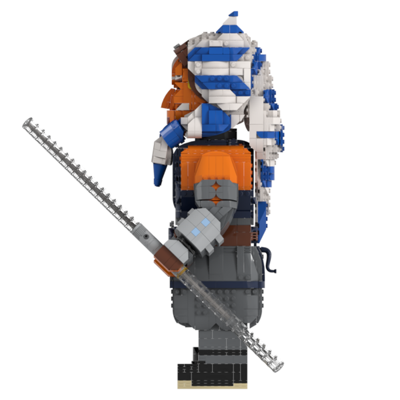 LEGO MOC Ahsoka Tano Megafigure by Albo.Lego | Rebrickable - Build with ...