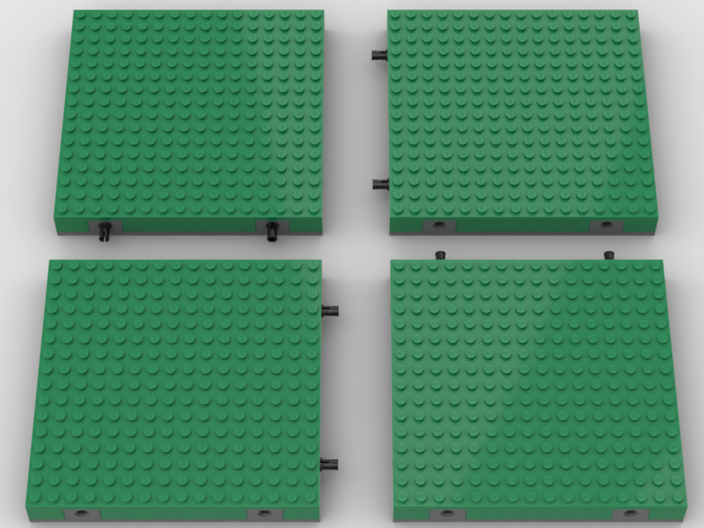 LEGO MOC 16x16 module x4 by AairsoftPR0 | Rebrickable - Build with LEGO