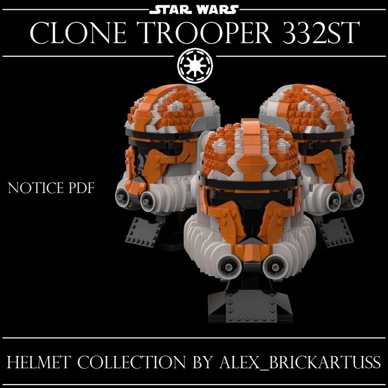 LEGO MOC helmet clone 332st by Alex_BricKartuss | Rebrickable - Build ...
