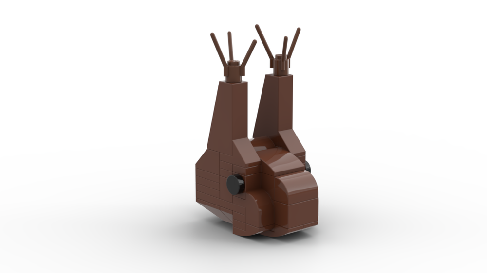 LEGO MOC Squirrel (Head) by OwlClicker | Rebrickable - Build with LEGO