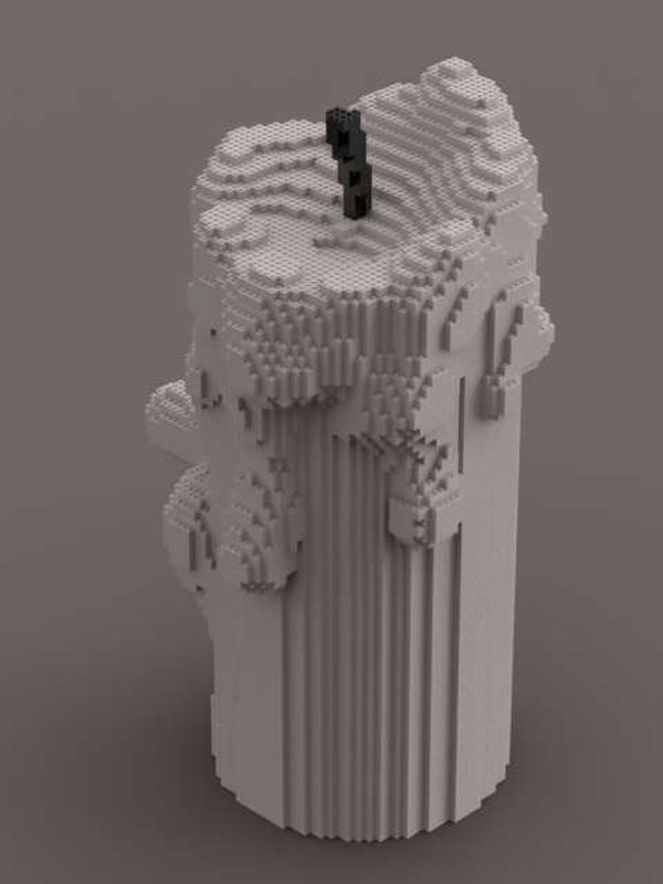 LEGO MOC Cartoon Style Candle by otterbournelego | Rebrickable - Build ...