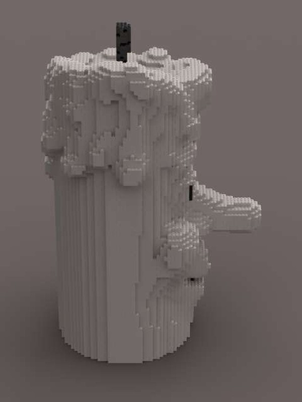 LEGO MOC Cartoon Style Candle by otterbournelego | Rebrickable - Build ...