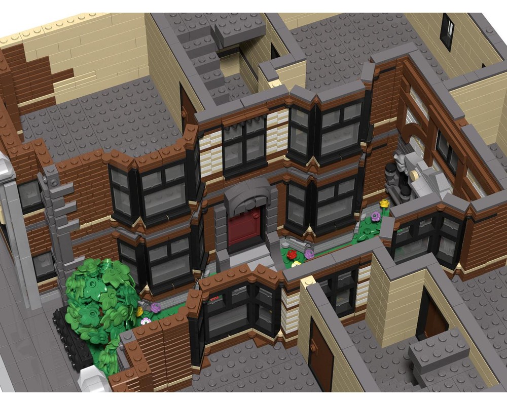 LEGO MOC Courtyard Apartment Modular Building by michaelbaek ...