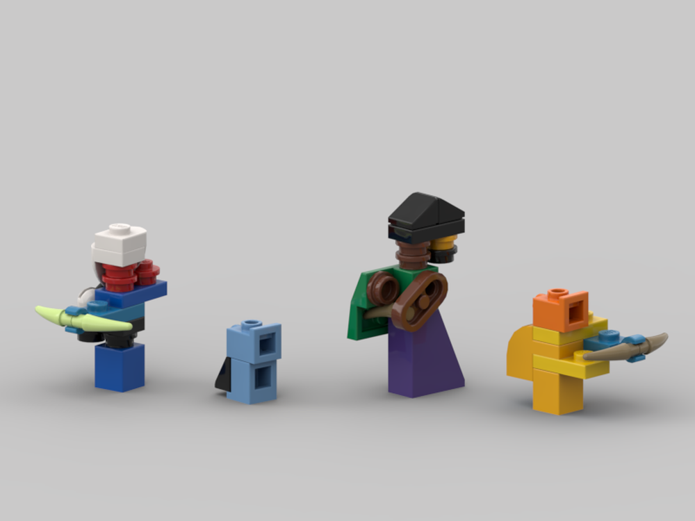 LEGO MOC Fantasy RPG - rangers & rogues by bricklish | Rebrickable ...