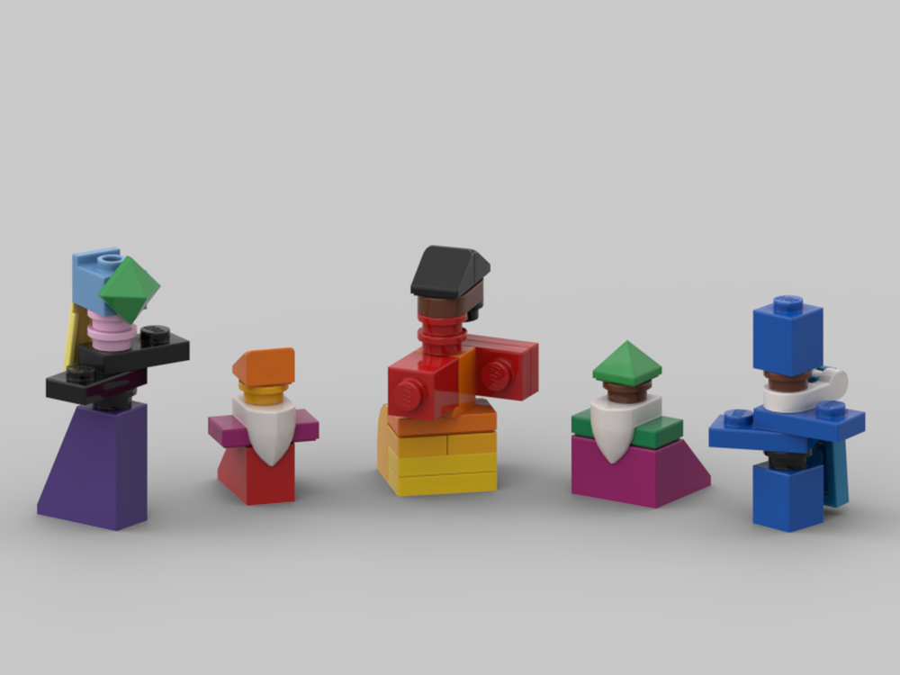 LEGO MOC Fantasy RPG - spell casters by bricklish | Rebrickable - Build ...