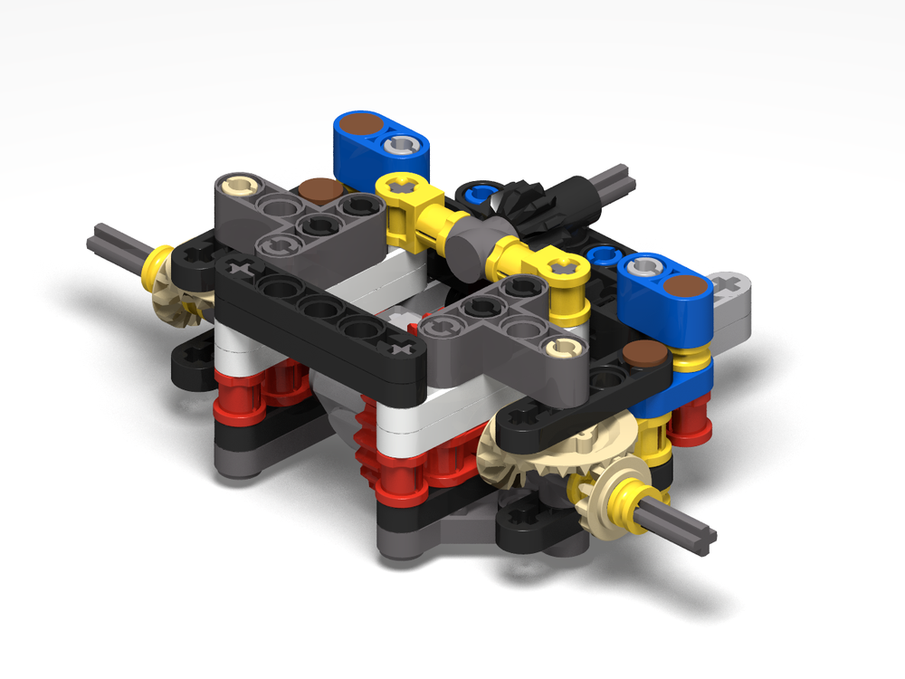 LEGO MOC Front wheel drive steering v2 by TechnicGuy303 | Rebrickable ...