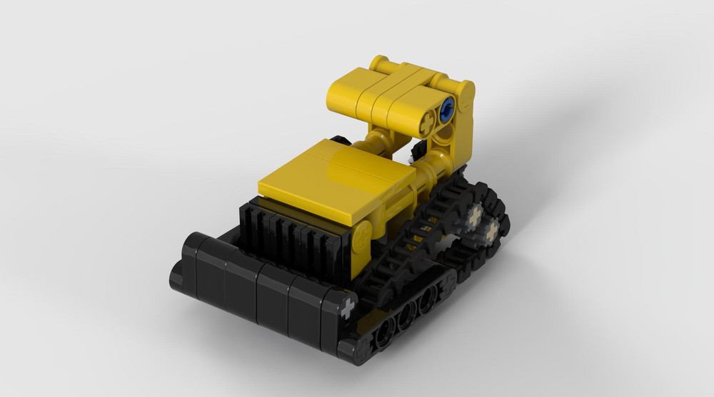 LEGO MOC Mini Bulldozer by Ronald_Rumf | Rebrickable - Build with LEGO