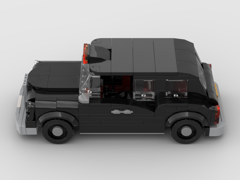 LEGO MOC 1977 Austin FX4 Taxi by toms8wides | Rebrickable - Build with LEGO