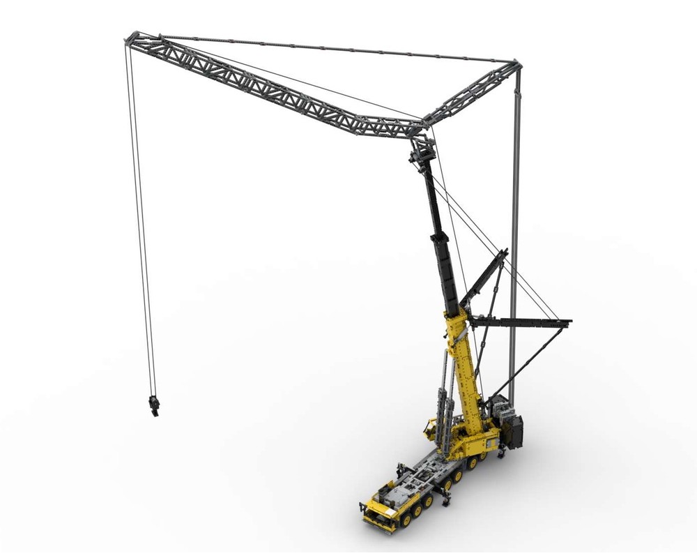 LEGO MOC-164002 Luffing Jib for Grove GMK7550 by Stinkwell Exhaust ...