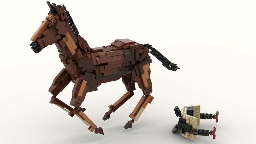LEGO MOC The Western Horse by Niouls | Rebrickable - Build with LEGO