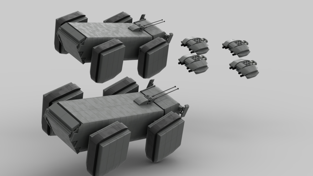 LEGO MOC Medium VTOL Transport- Core Global Armaments by Futurism_Lego ...
