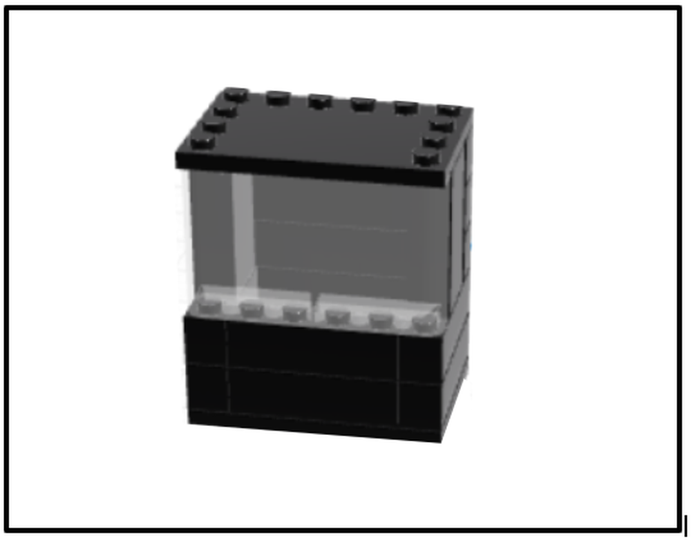 LEGO MOC minifigure display box by DLQuin™ | Rebrickable - Build with LEGO