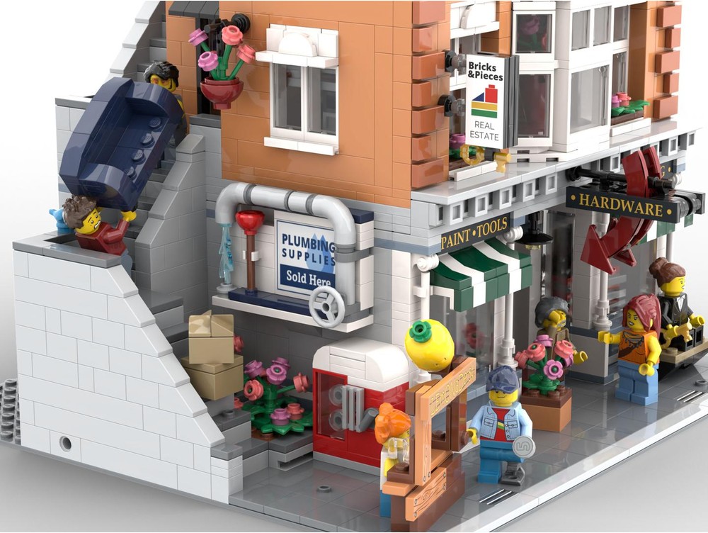 LEGO MOC Hardware Store and Apartment Renovation by Rich_Herbert ...