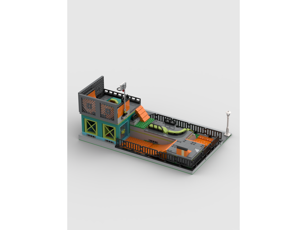 Lego Moc Street Skatepark Modular By Ktbrickworks Rebrickable Build