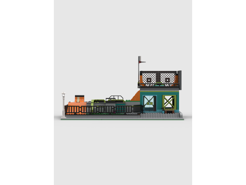 Lego Moc Street Skatepark Modular By Ktbrickworks Rebrickable Build
