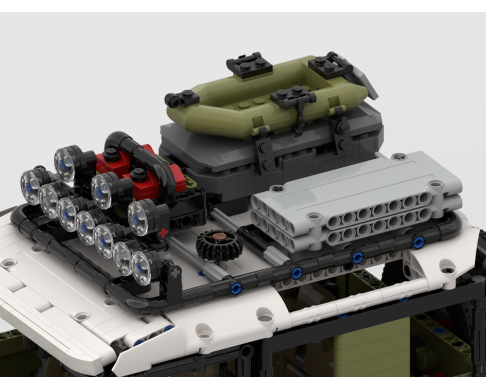 LEGO MOC 42110 Roof rack with lights by AS-Bricks | Rebrickable - Build ...