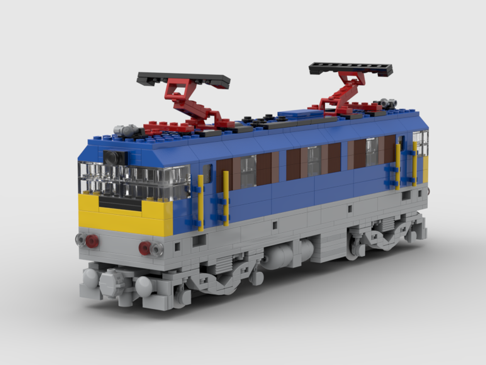 LEGO MOC MÁV 43 locomotive (electric) by Jerrycica1 | Rebrickable ...
