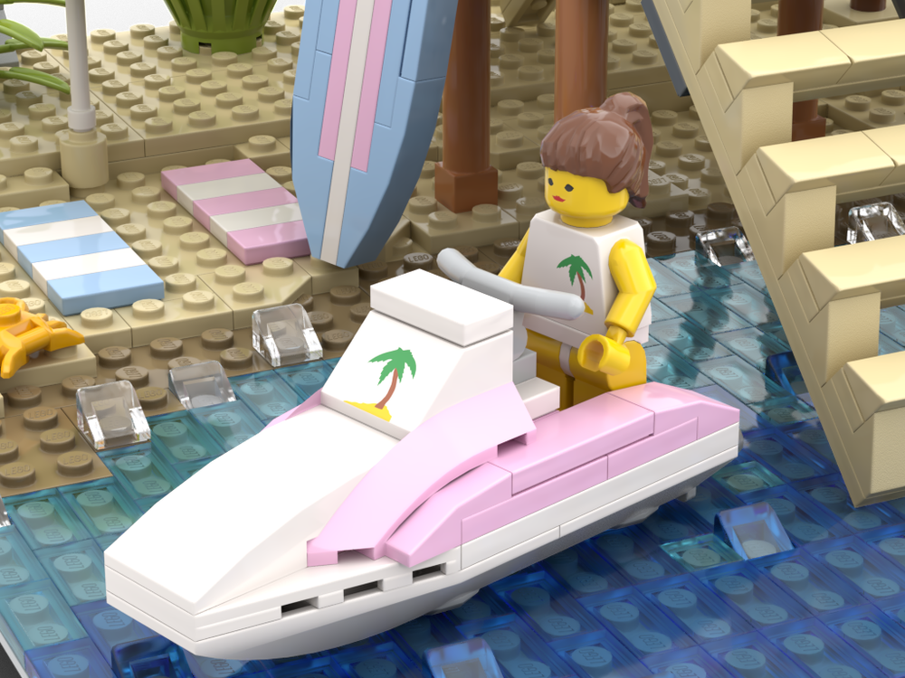 LEGO MOC Paradisa Jetski by MakeorBrick | Rebrickable - Build with LEGO